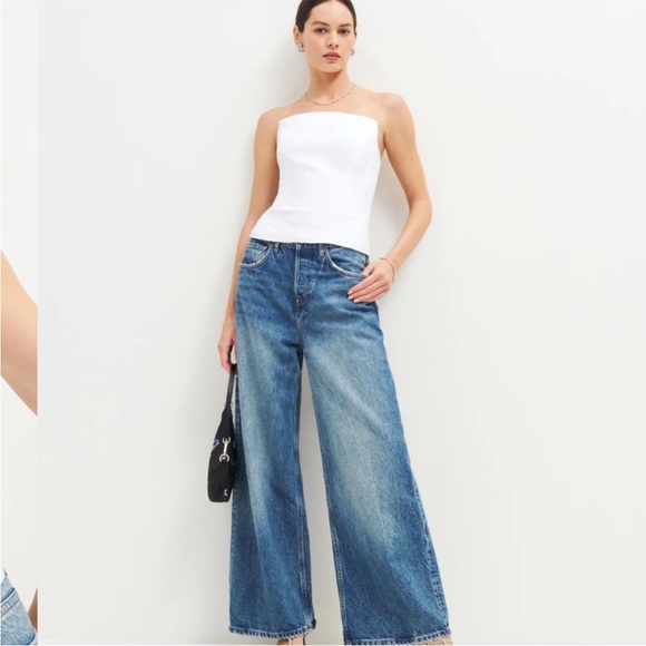 Reformation | Tops | Reformation Dani Linen Top Sz 6 | Poshmark